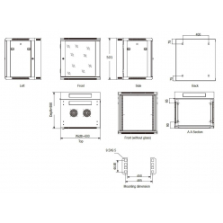 Szafa serwerowa Linkbasic dwusekcyj [ WCC09-655-BAA-C ] - Netland24.pl